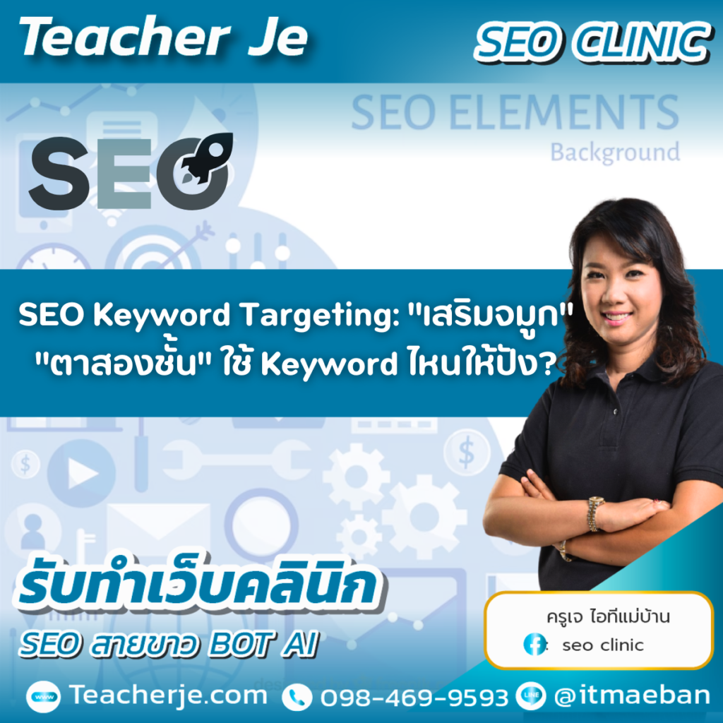SEO Keyword Targeting: "เสริมจมูก" "ตาสองชั้น" ใช้ Keyword ไหนให้ปัง ...